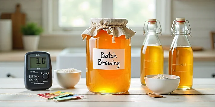 Batch Brewing Kombucha: Complete Guide For Beginners